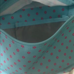 Jansport | Accessories | Jansport Cute Teal And Pink Polka Dot Backpack ...